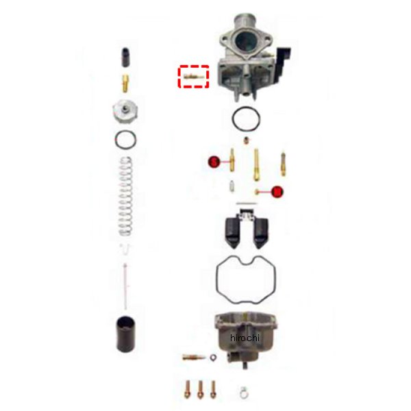 スロットルスクリューセットです。汎用KEIHIN PD22用リペアパーツ028-00-006楽天 JP店