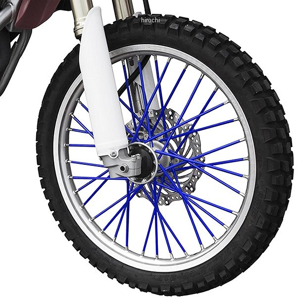 NBS バイクパーツセンター スポークラップ汎用長さ:215mmカラー:青40本セット(ホイール1本分)PVC製必ずスポークの長さを測定してからサイズを選んで下さい。車種によっては長さが余る場合があります。その際はハサミ等で切断し、装着して...