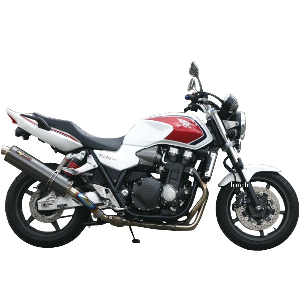 ノジマエンジニアリング スリップオンマフラー DLCチタン 機械曲げ03年-13年 CB1300SF、CB1300SB ABS装着可 (EBL-SC54、BC-SC54)タイプ:DLCチタンサイレンサーエキパイ:機械曲げチタン焼き焼きカラー...
