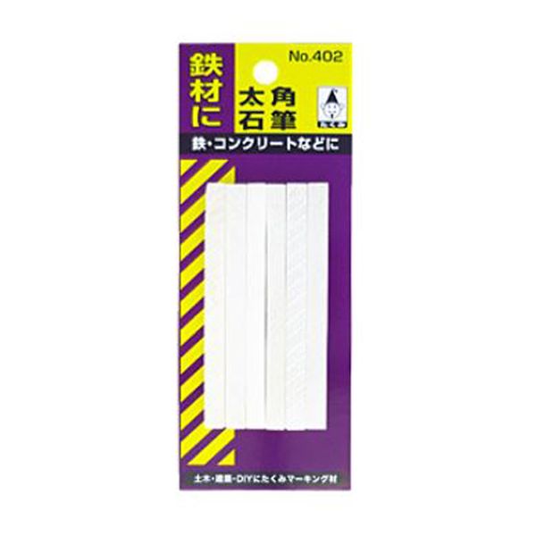 サイズ(W×D×H)mm：5×5×80重量(g)：5.5材質：滑石色：白タイプ：両切入数：8本水に濡れても消えにくいコンクリート、アスファルト、鉄材加工時のマーキングに。EA581ED-21楽天 JP店　