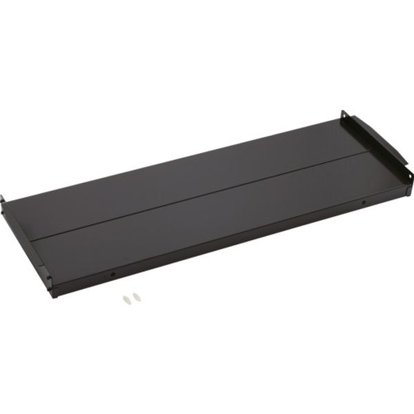 ・棚1段分(棚板と棚受け2本)のセット品です。・軽量ボルトレス棚TSUG100型用追加棚板。・間口(mm)：900・奥行(mm)：300・高さ(mm)：32・色：ブラック・棚板分割枚数：2・均等積載量：100kg/段・棚板は30ミリピッチで...
