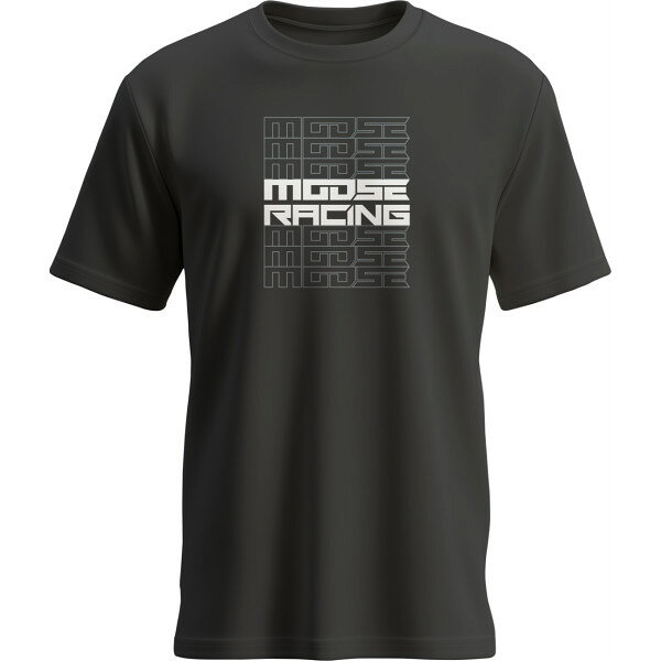 MOOSE OFFROAD Tシャツ YTH RECURRENCE ブラック MサイズTシャツに直接スクリーン印刷されたグラフィックポリエステル50%、綿25%、レーヨン25%の混紡生地3032-3797楽天 JP店