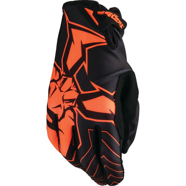 MOOSE OFFROAD グローブ AGROID PRO グレー/オレンジ Sサイズ軽量ストレッチポリエステルバックハンド摩耗しやすい部分にオーバーレイを施した合成皮革の手のひら部分アウトシームフィンガー構造通気性のあるストレッチメッシュ...