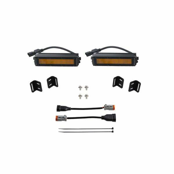 Diode Dynamics 2022 Toyota Tundra SS6 LED Fog Light Kit - Amber Wideメーカー：Diode Dynamicsメーカー品番：DD7419・掲載画像は、カタログより抜粋した参考画...
