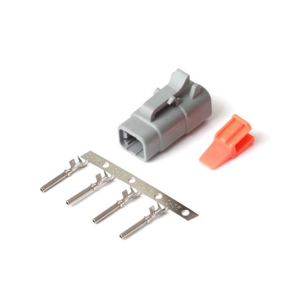 Haltech Male Deutsch DTM-4 Connector 7.5 Amp Plug & Pinsメーカー：Haltechメーカー品番：HT-031002・掲載画像は、カタログより抜粋した参考画像となっております。ご不安な場合...