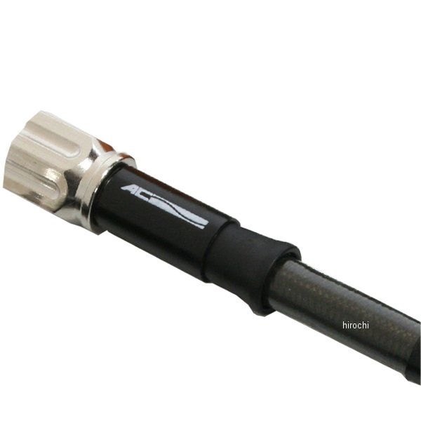 ACパフォーマンスライン AC-PERFORMANCELINE ユニバーサルブレーキホースオフロード/モタードモデル用ホース全長:1460mmソケット素材:アルミホース素材:ステンレスメッシュホースカラー:スモークソケットカラー:アルミメッ...