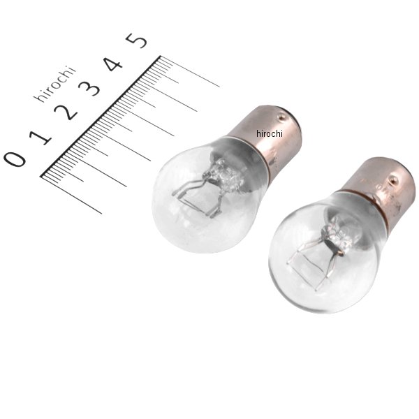 テールライトバルブです。汎用ガラス:S25口金形状:BAY15D12V 10/5Wカラー:クリア2個入り00-05-0137楽天 JP店　