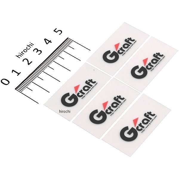 Gクラフト 切り文字 ステッカー ブラック 5枚売り汎用カラー:ブラック11mm×25mm※5枚売り39352G楽天 JP店　