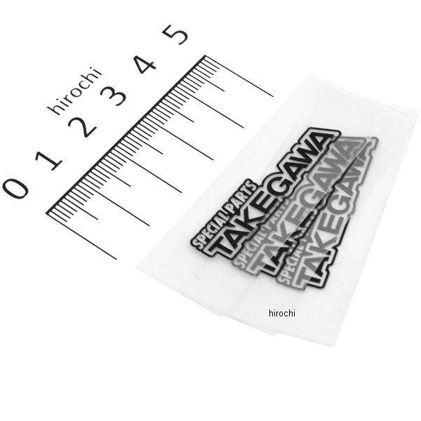 ステッカー TAKEGAWA XS 黒です。汎用08-01-0011楽天 JP店　