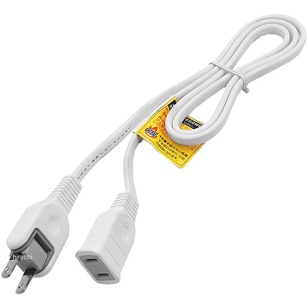 ●定格:15A・125V(1500W)●コード長:1m●コンセント:2P×1個●色:白スイングプラグ（絶縁カバー付）入数は1本入りです。000012089467楽天 JP店　