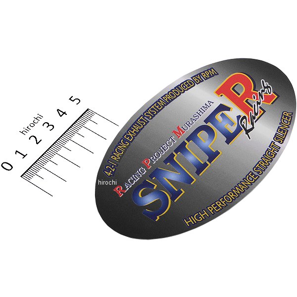 アールピーエム RPM ステッカー スナイパーサイズ：70mm×128mm5309楽天 JP店