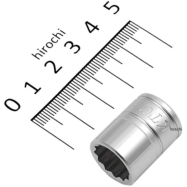 9.5sq ソケット(12角) 1/2インチB3-1-2W-KC楽天 JP店　