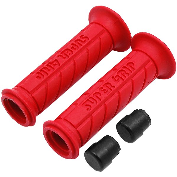 NBS バイクパーツセンター カラーグリップ汎用 22.2径用カラー:レッド全長:124mmバーエンド付貫通式ゴムパーツのグリップは劣化・磨耗する消耗パーツです。交換しないまま使用していると、操作感が悪くなったりします。903337楽天 JP店