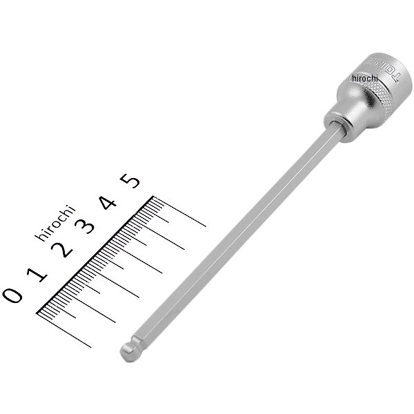 ロングボールポイントヘキサゴンソケット 対辺 5mm 長さ 125mm 差込角 9.5mm (3/8インチ) 3BH-05L楽天 JP店