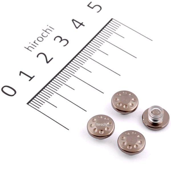 ポッシュ POSH キャップボルトカバーM6用カラー:チタン4個入り000822-11楽天 JP店　