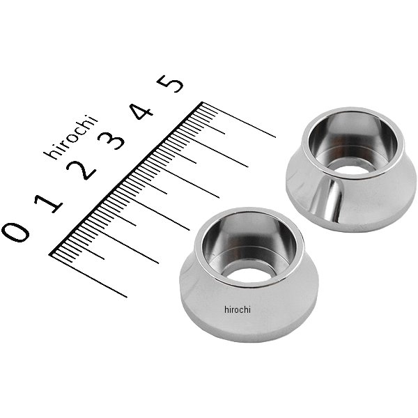 ポッシュ POSH サイズ:M10用ジュラルミン削り出し、アルマイト仕上げ。カラー:クロームキャップボルト専用デコレーションワッシャ、カウル取付き時などにご使用下さい。200322楽天 JP店　