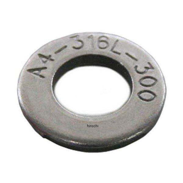 ポッシュ POSH BUMAX 109 ステンレス平ワッシャ対応ネジサイズ:M8内径:8.4mm外径:16mm2個入り耐食性と強度を併せ持つ特殊な材料(BUMAX-109)を使用したワッシャー。緩みづらくカジリづらいので、ブレーキ廻りの使用...