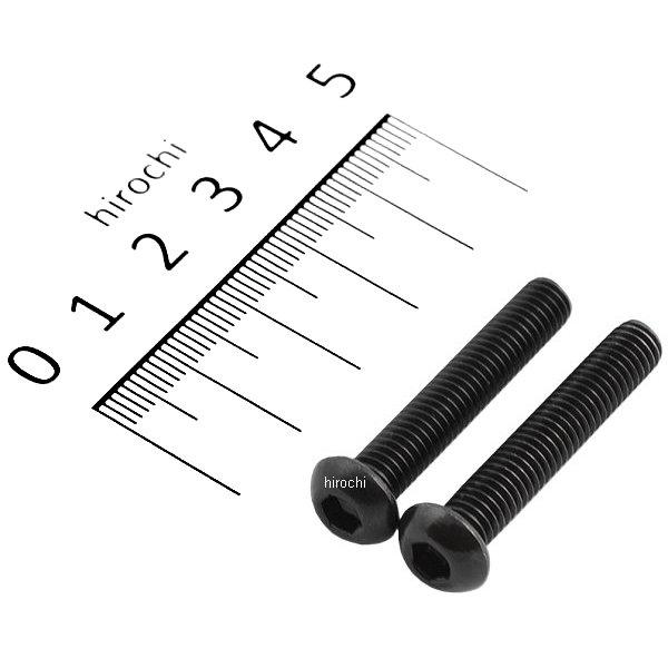 ポッシュ POSH ボタンキャップボルトセット汎用サイズ:M6x35カラー:ブラック素材:ステンレス製入数:2本入900635-B9楽天 JP店　