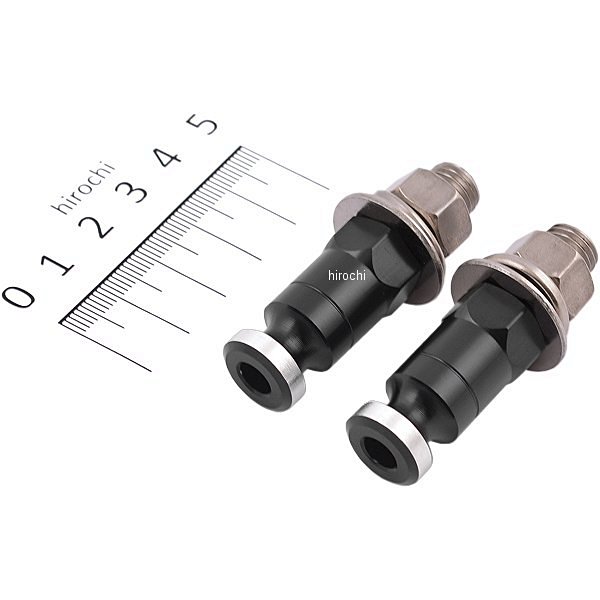 ポッシュ POSH M10x40mmスタッドボルト付き2本入りカラー:ブラック汎用010101-06楽天 JP店　