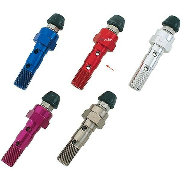 ポッシュ POSH エアーフリーバンジョーボルトP-1.00カラー:赤ガスケット付き【使用箇所・用途(-用)】(ダブル)スズキ.純正/ブレンボ対応マスターシリンダーのバンジョーボルトと交換する事により、最もエアーの溜まりやすいピストン、リタ...