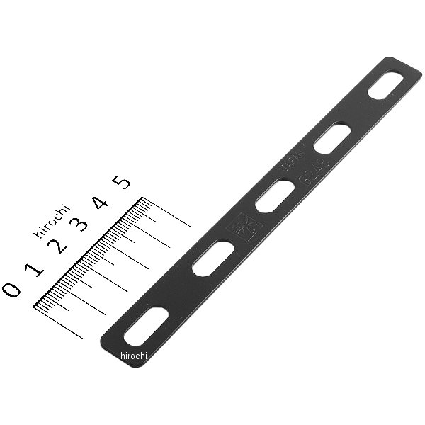 エーモン 取付金具(黒)・サイズ 厚さ1.2mm 15×150mm 穴径6mm・カチオン電着塗装G248楽天 JP店　