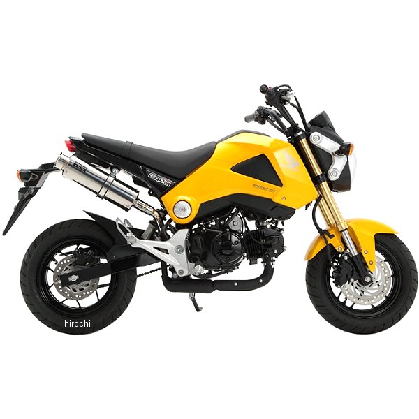 ビームス BEAMS スリップオンマフラー SS300SP13年-15年 ホンダ グロムエキパイ:ステンレス(ポリッシュ仕上げ)サイレンサー:ソニックJMCA認定音量:79.0db(純正78.2db)重量:2.3kg(純正3.45kg)フィ...