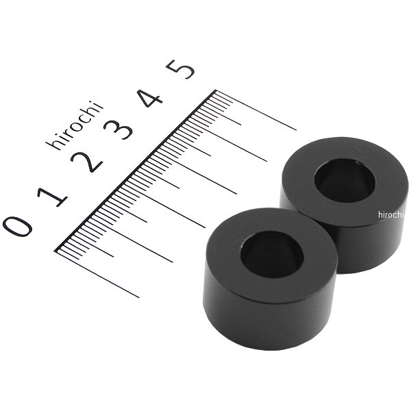 ポッシュ アルミスペーサー汎用仕様:M10&3/8インチ用カラー:黒高さ:T=12入数:2個入り素材:A2017S ジュラルミン削り出し/アルマイト仕上げ高さ(長さ)を9種類ご用意各サイズ3色のアルマイト色をご用意201446-12楽天 JP店　
