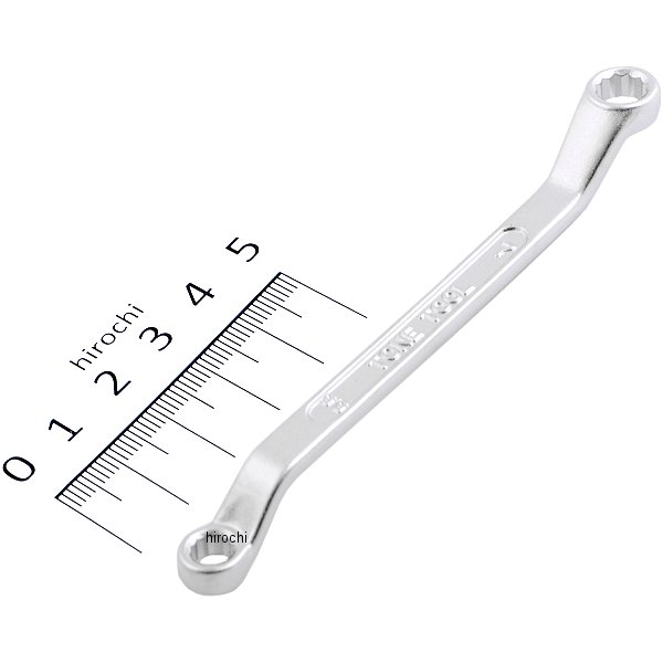 ショート めがねレンチ (45°) 両口 対辺 5.5-7mm 長さ 104mm M46-5.507楽天 JP店