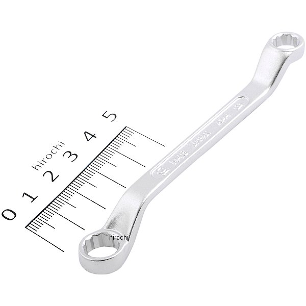 ショート めがねレンチ (45°) 両口 対辺 8-10mm 長さ 108mm M46-0810楽天 JP店