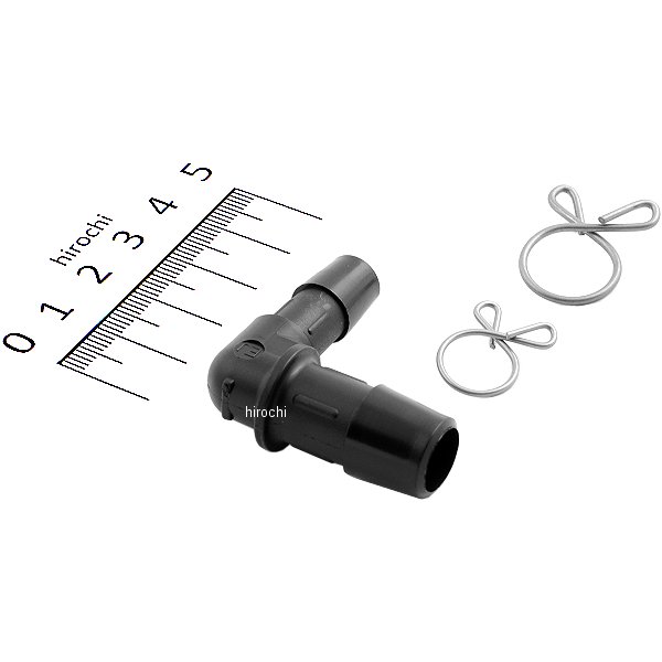 キジマ ホース変換コネクター汎用タイプ:Lカラー:黒変換タイプ/ホース内径:9mm→12-13mm入数：1個素材：ナイロン樹脂製使いやすいL型ホースコネクター目立たないブラック仕様105-16009楽天 JP店　