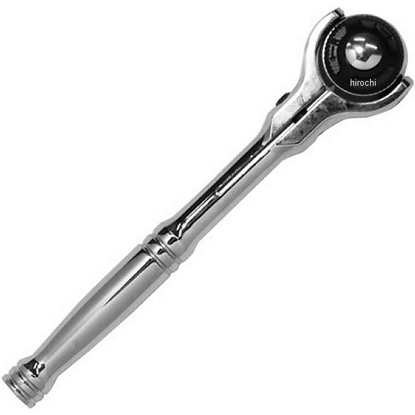 プロツールス PROTOOLS フレキシブル丸型ラチェットハンドル 1/4（6.3mm）サイズ:全長:128mm 幅25.2mm 高さ24mm/重量:124g/ソケット:1/4 適用※破損や空転の原因になりますので、左右の切替レバー操作は確...