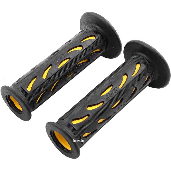 プログリップ PRO-GRIP ショートタイプ #724 ミニ長さ:115mmカラー:黒/黄内径（左右）:22/25mmエンド貫通材質:耐震ゲル98078楽天 JP店　