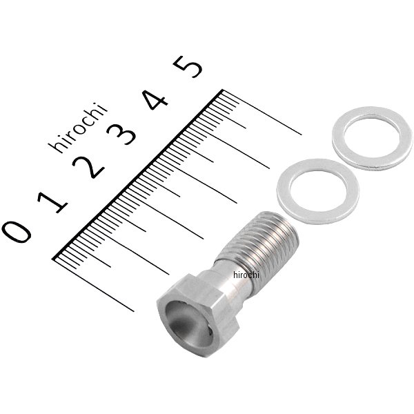 アクティブ ACTIVE バンジョーボルトボルトピッチ:P1.25シングルカラー:ステンレス付属:クラッシュワッシャー 2枚入りバンジョーアダプターの固定に使用するボルト。ボルトピッチをご確認の上、お選びください。14992510楽天 JP店　