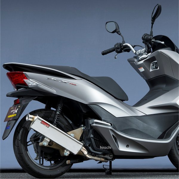ヤマモトレーシング フルエキゾーストマフラー14年-17年 ホンダ PCX150エキパイ:ステンレスサイレンサー:ステンレス(三角形×416mm)音量:87dbタンデム:○ドレインボルト:○オイルエレメント:○センタースタンド:〇JMCAプ...