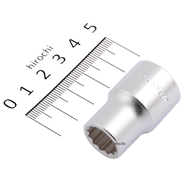 ソケット(12角) 対辺 12mm 長さ 35mm 差込角 12.7mm (1/2インチ) 4D-12楽天 JP店