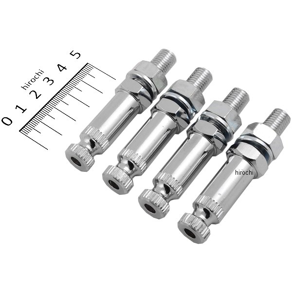 シージーシー CGC ウインカー取付ボルトカラー:メッキサイズ:M10x46数量:4本入り【ウインカー取付ボルト特徴】ダブルコード使用の際は、ギボシ付コードがボルト内を貫通出来ませんのでギボシ無しで貫通させて下さい。【シージーシーとは】カー...