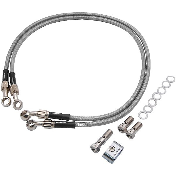 ACパフォーマンスライン AC-PERFORMANCELINE フロントブレーキホース02年-03年 CB400SF VTEC-2フロント用フィッティングカラー:メッキホースカラー:クリアフィッティング素材:アルミホース素材:ステンレスメッ...