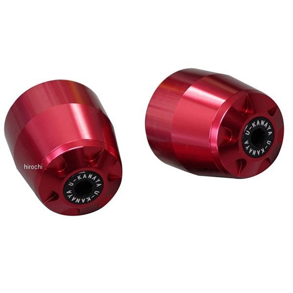ユーカナヤ U-KANAYA アルミビレット バーエンド14年 ヤマハ MT-10、MT10SPエンド本体:レッドエンドキャップ部:レッドサイズ:直径32mm、長さ36mm付属:専用取り付けキット(ボルト、カラー類)数量:2個入り純正ハンド...