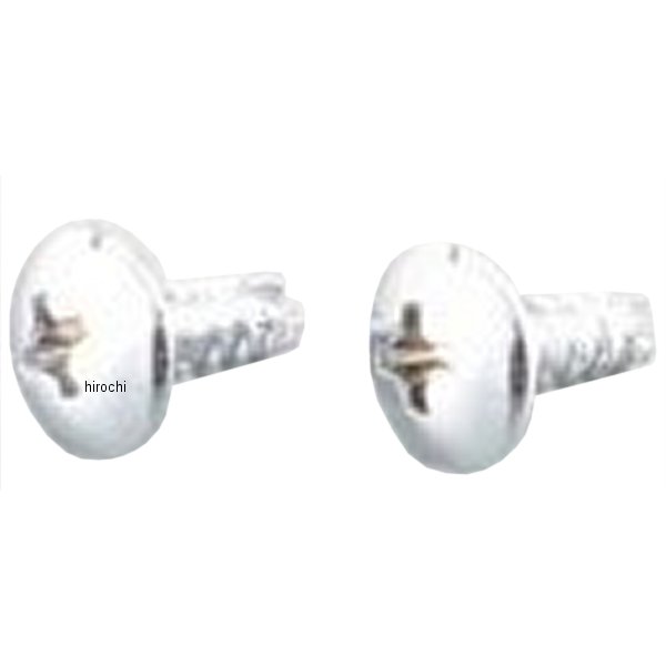 キタコ トラスタッピングビス 4X10汎用2個入り材質:スチールカラー:クロームメッキ十字穴付トラス小ネジ/2種(先の尖っていない)溝付タッピングビス0900-046-09201楽天 JP店　