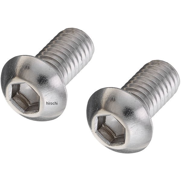 キタコ ボタンキャップボルト 6X12汎用M6×P1.0数量:2材質:ステンレス0900-060-20002楽天 JP店　