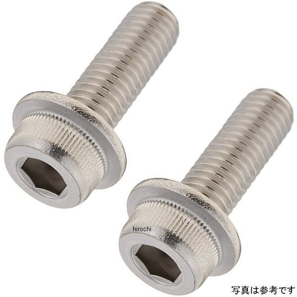 キタコ フランジ付きキャップボルト 6X25汎用サイズ:M6×P1.0(ユニクロ)×(フランジ径/C):12.5×(キャップ高/D):6数量:2個入り0900-062-40003楽天 JP店　
