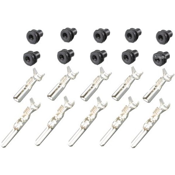 キタコ HM/MT防水端子セット汎用HM/MT防水タイプ用適合電線:AVまたはAVS 0.3- 1.25黒色ワイヤーシールX10個付属0900-755-01060楽天 JP店　
