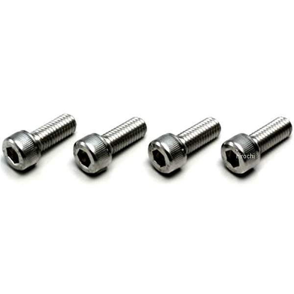 ハリケーン M8 ステンレスソケットボルト汎用ボルトサイズ:M8×L20×P1.25数量:4本入り標準締め付けトルク 22N、M（2.2kgf、M）HN2820S楽天 JP店　