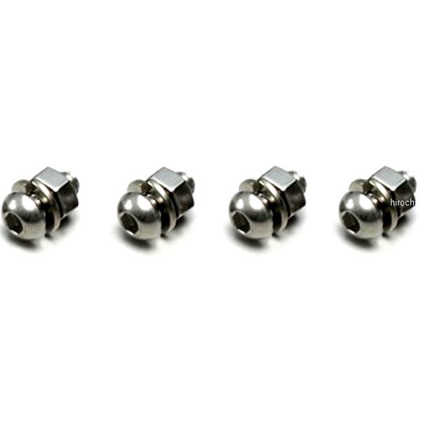 ハリケーン M6 ステンレス ボタンボルトサイズ:M6×L12×P1.0数量:4本入り付属:ナット/スプリングワッシャ材質:ステンレス標準締め付けトルク:10N、m（1.0kgf、m）HN3612S楽天 JP店