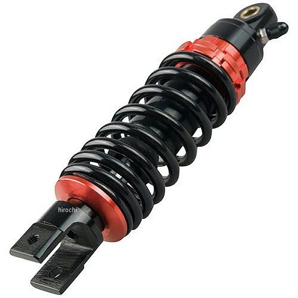 エナジープライス リアサスペンション 235mm 窒素ガス封入式タイプヤマハ JOGカラー:オレンジ/ブラック取付け穴の中心から中心の長さは約235mm上部カラー径:10mm下部穴径:6mmと8mm【特徴】高品位な仕上がりのスタンダードリア...