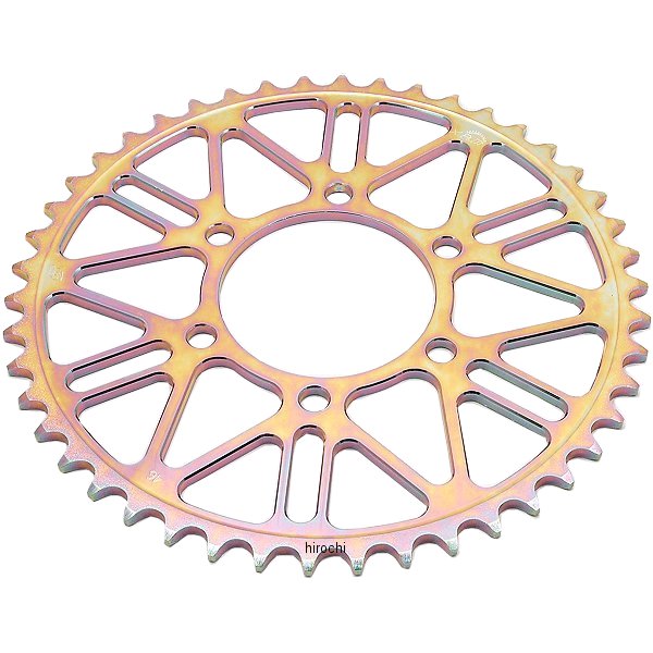 ゲイルスピード GALE SPEED スプロケット丁数:46Tチェーンサイズ:520PCD:100mmセンター穴:80mm/M10/6穴材質:スチール(S45C 炭素鋼)レースやアフターマーケットで人気の高い信頼のブランド、X.A.M特注の...