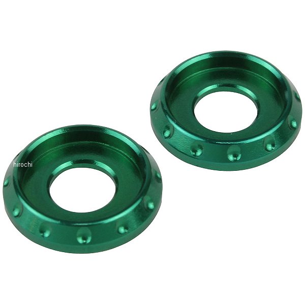 ポッシュ POSH マシンドワッシャー NASAタイプM5用カラー:ダークグリーン入数:2個入サイズ:外径:約12.5mm/厚み:2.5mm004185-08楽天 JP店　