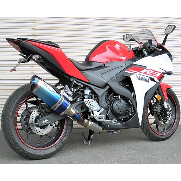 ビート BEET フルエキゾースト ナサートエボリューション TYPE216年-22年 ヤマハ MT-0315年-17年 ヤマハ YZF-R319年-21年 ヤマハ YZF-R318年 ヤマハ YZF-R3 ABSサイレンサー:ブルーチタン...