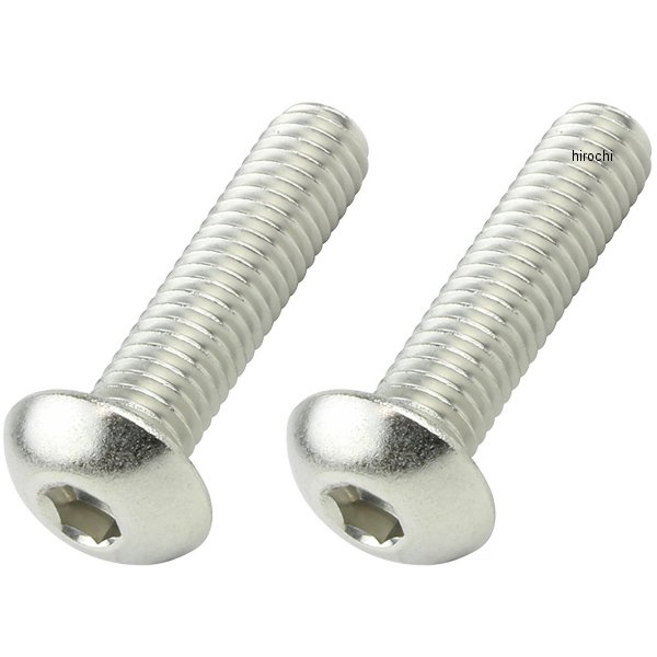 ポッシュ POSH ステンレスボタンキャップボルトサイズ:M5X20長さ:20mmカラー:黒2個入り920520-B2楽天 JP店　