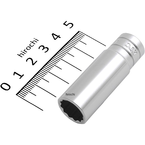 6.3sq ディープソケット(12角) 12mmB2L-12W-KC楽天 JP店　